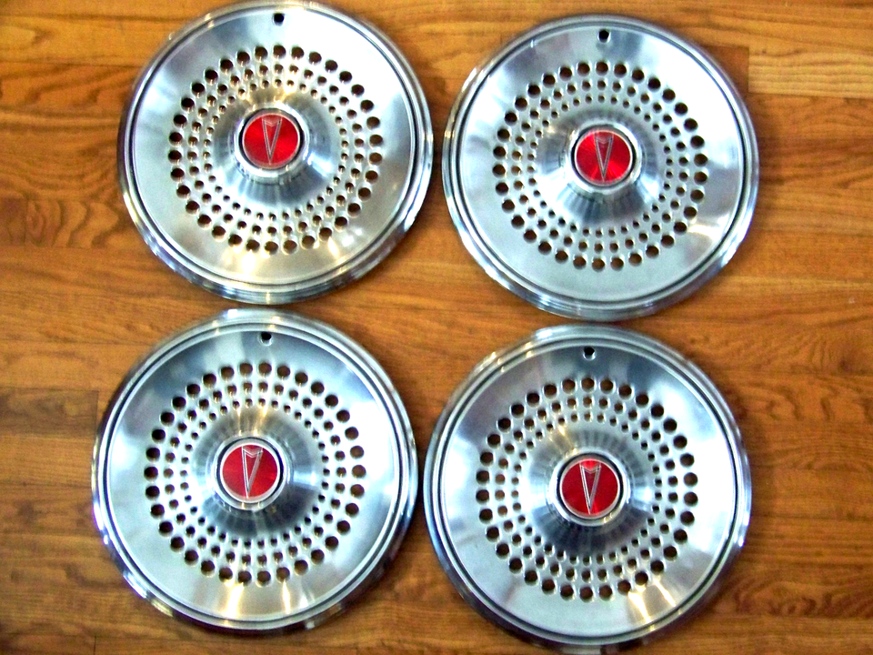 1977-78 Pontiac Bonneville Catalina Firebird Lemans 15 inch Hubcaps ...