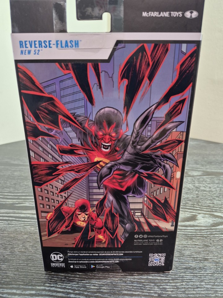McFarlane DC Multiverse Reverse-Flash 7” Action Figure Platinum Chase ...