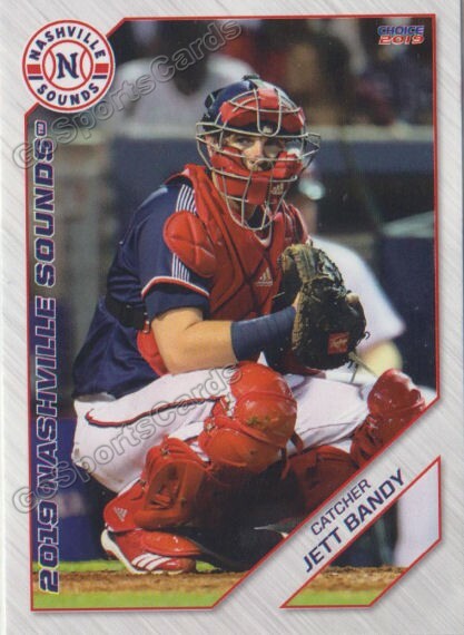2019 Nashville Sounds Jett Bandy RC Rookie Texas Rangers | eBay