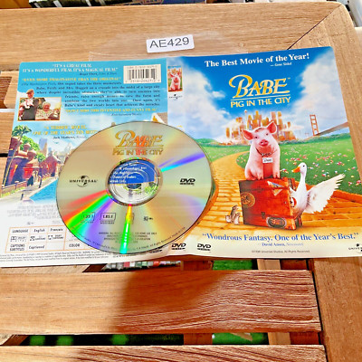 Babe: Pig in the City (DVD, 1998) No Case No Tracking #AE429 ...