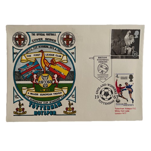 Tottenham V Atletico Madrid 14 May 1996 Only 50 Dawn First Day Cover ...