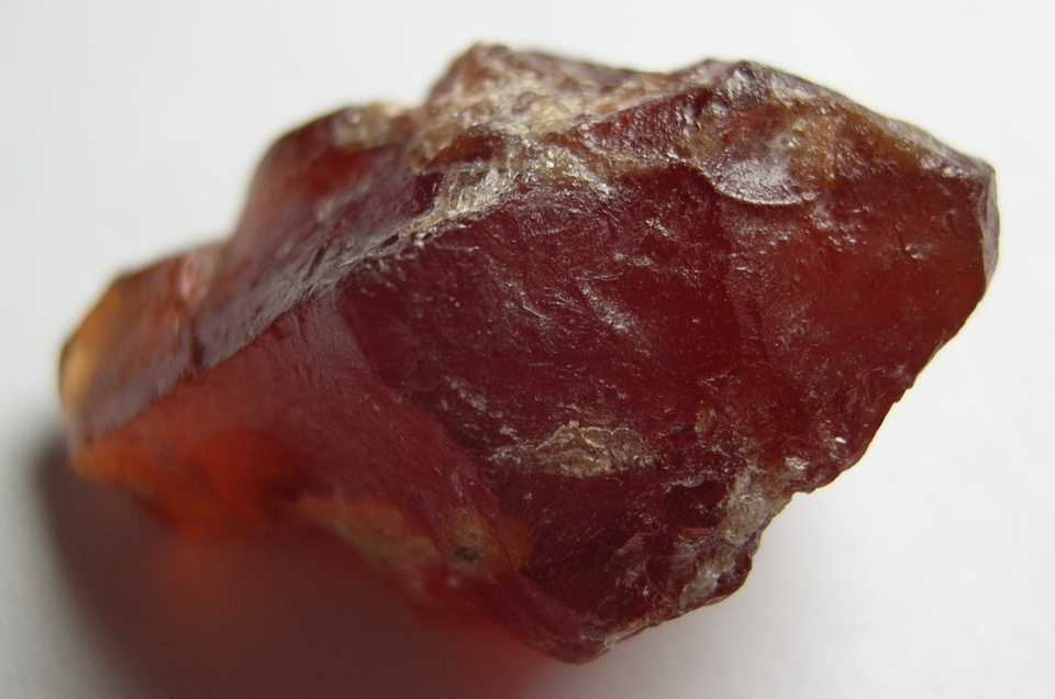 GARNET / GROSSULAR HESSONITE, BURNT ORANGE ROUGH FOR FACETING ...