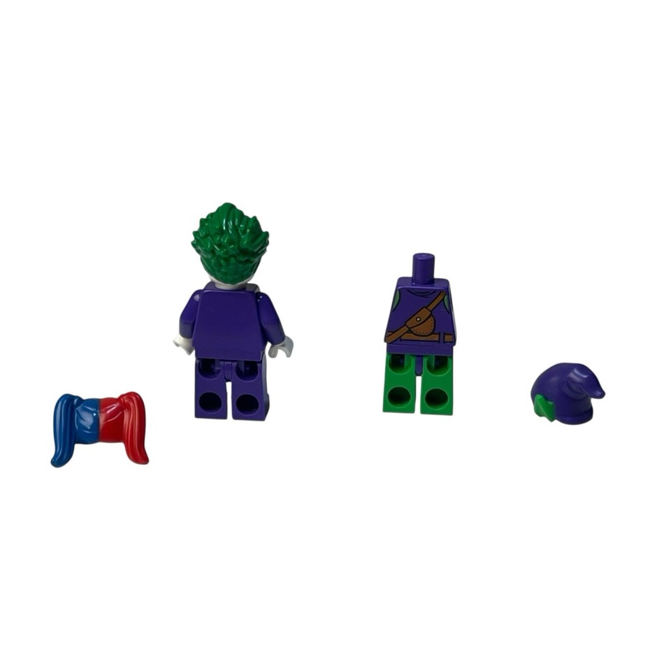 LEGO Minifigure The Joker, Goblin Parts, Harley Quinn Hat, Extra Joker ...