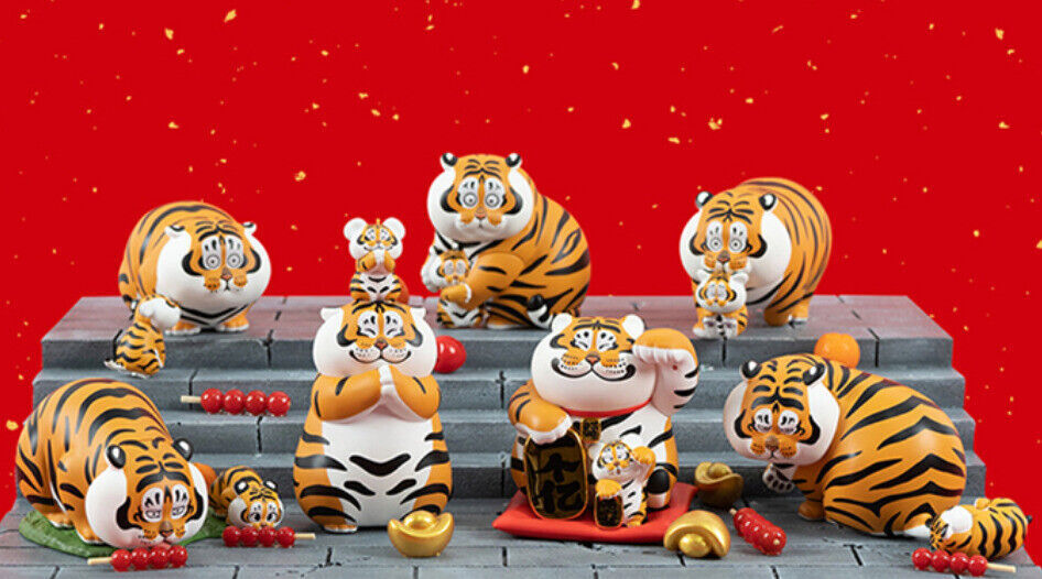52TOYS Panghu Fat Tiger with Baby Happy Moment Series 1 Confirmed Blind ...