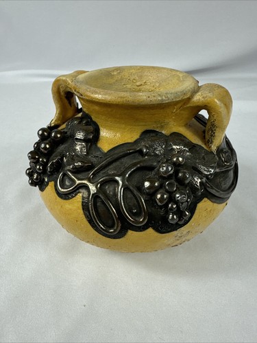 Domar 925 Sterling - Small Ceramic Israel Pottery - 3.5 Inches Tall ...
