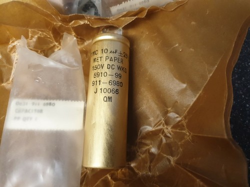 JOBLOT 9 x TMC 10 MFD uF 150v METALIZED PAPER CAPACITORS TCC TYPE (EM ...