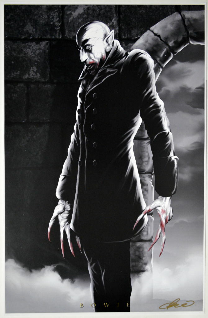 NOSFERATU Print HAND SIGNED by Artist Damon Bowie w COA Dracula | eBay