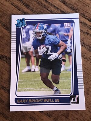 2021 Panini Donruss #313 Gary Brightwell Rated Rookie Card RC | eBay
