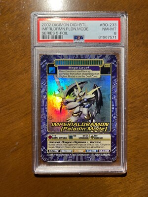 Digimon Digi-Battle Series 5 ImperialDramon paladin mode holo BO-233 ...
