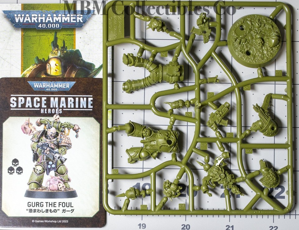 Warhammer 40K Chaos Space Marine Heroes DEATH GUARD SINGLE FIGURE bits ...