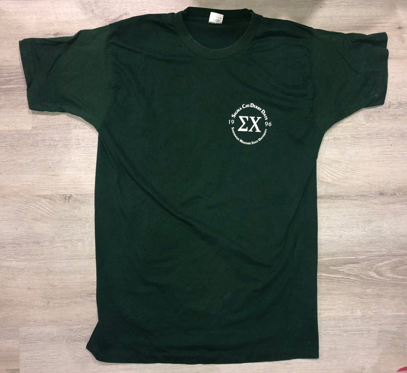 Vintage Sigma Chi Fraternity T Shirt XL Derby Days 1996 ΣΧ SMSU SW ...