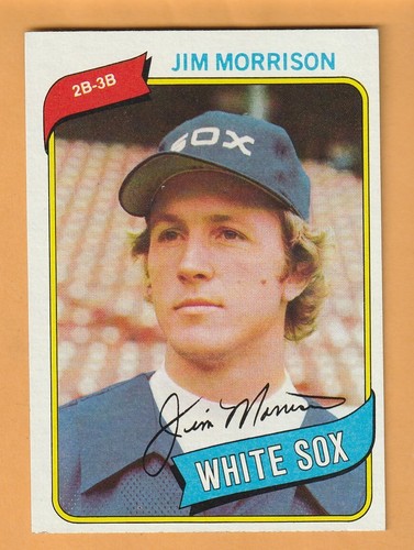 Jim Morrison Chicago White Sox 1980 Topps #522 Georgia Southern 13I | eBay