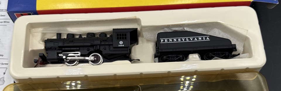 Life-Like Steam Locomotive And Tender Pennsylvania 8343 HO Scale New In ...