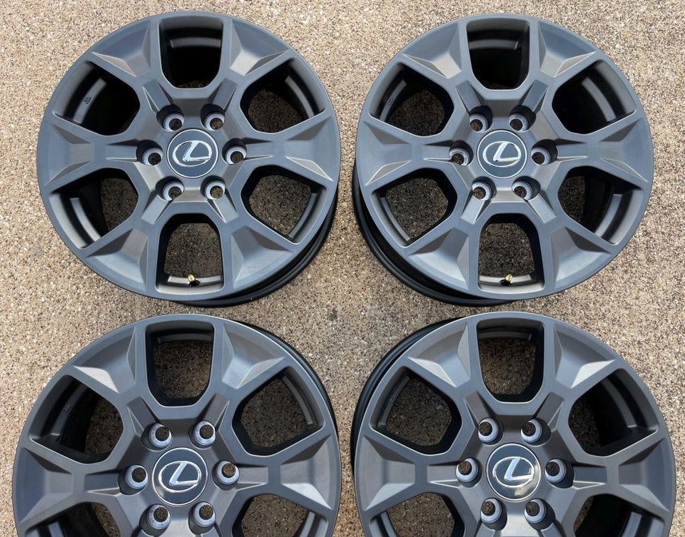 LEXUS GX550 2024 2025 OEM Factory WHEEL SET 18" Rims 10544 Matte Grey # ...