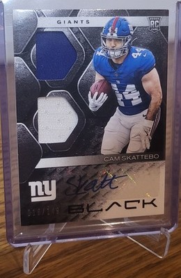 2025 Panin Black Cam Skattebo RSM-CSO Dual Patch Auto #016/149 | eBay