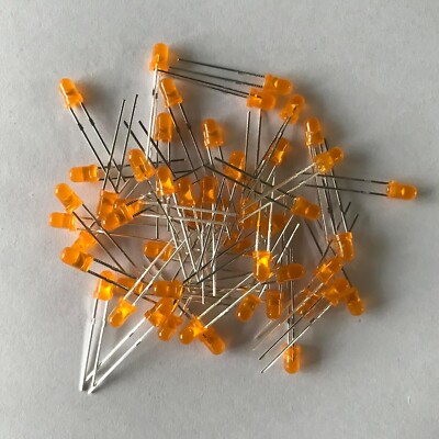 3mm Orange LED Lightt Diode Lights Bulbs 3V 20 mA | eBay