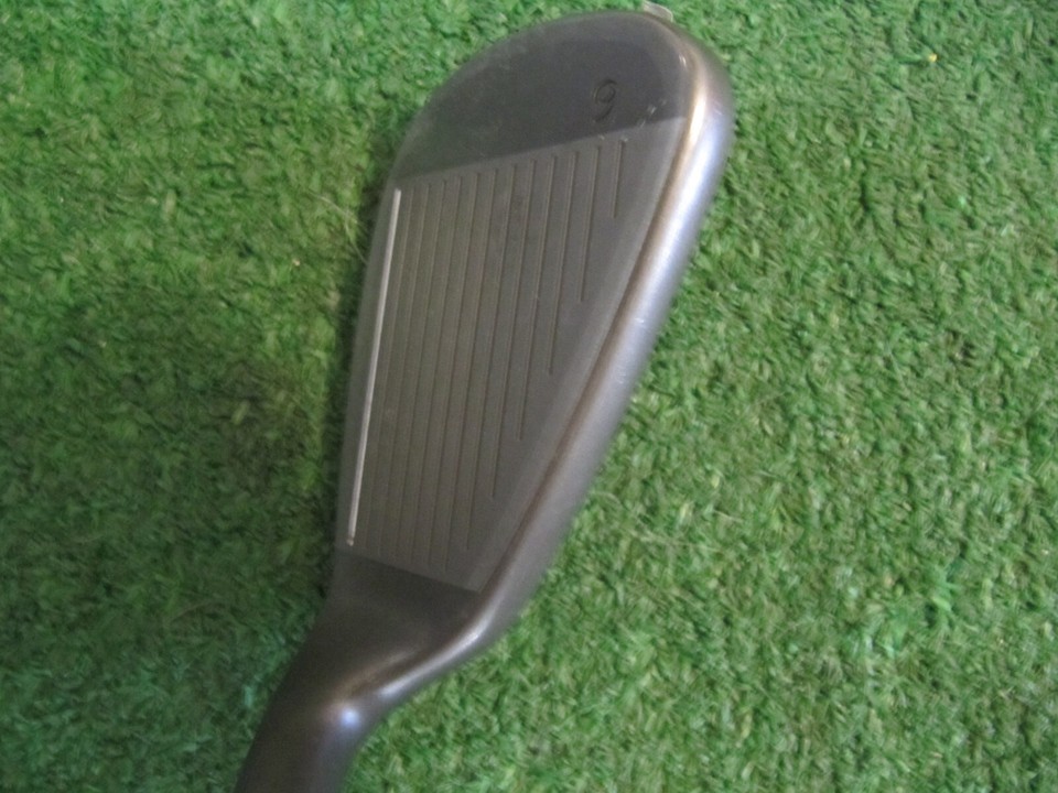 PING K15 BLACK DOT 9 IRON, PING TFC 149 SOFT REGULAR FLEX GRAPHITE ...