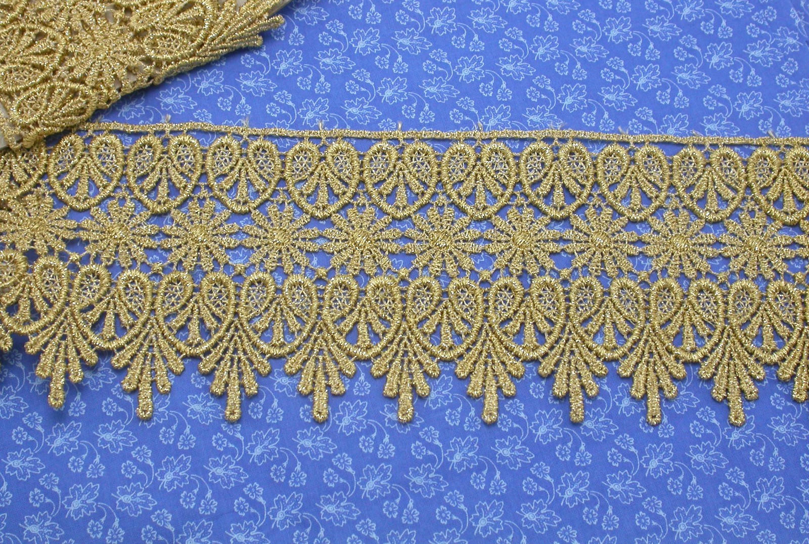 Metallic Venise Lace Remnants all continuous lengths | eBay