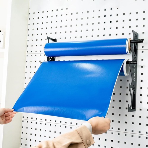 Steel Rack 4-Rolls Vinyl Film Media Holding Rack Wall Mount Vinyl Wrap ...