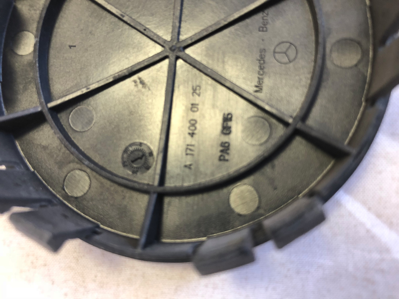 Mercedes-Benz Dark Blue Factory OEM Wheel Center Hubcap Hub Cap A 171 ...