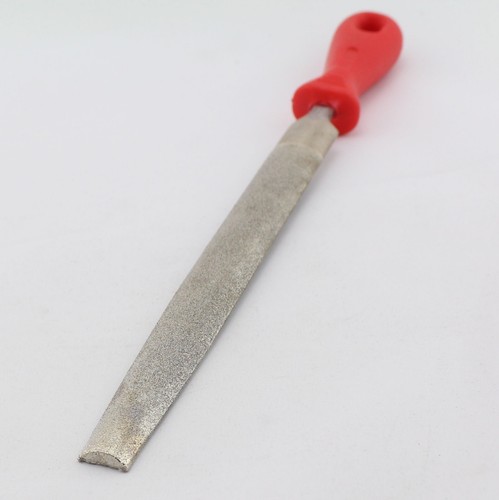 8" inch Diamond Coated HALF ROUND File 200mm Length Grit 120 medium ...