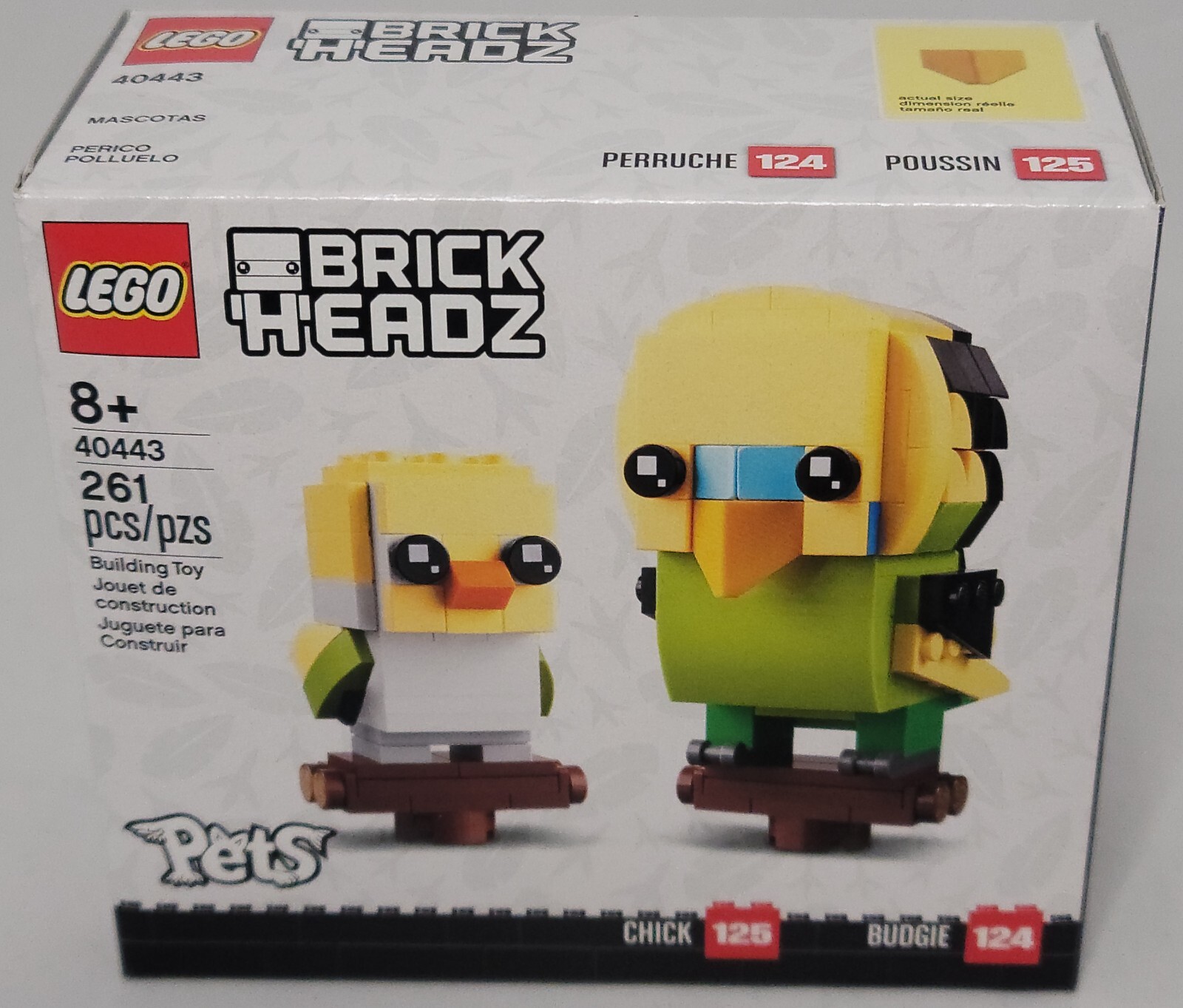 LEGO 40443 Budgies Brickheadz 124 125 Pets chick | eBay
