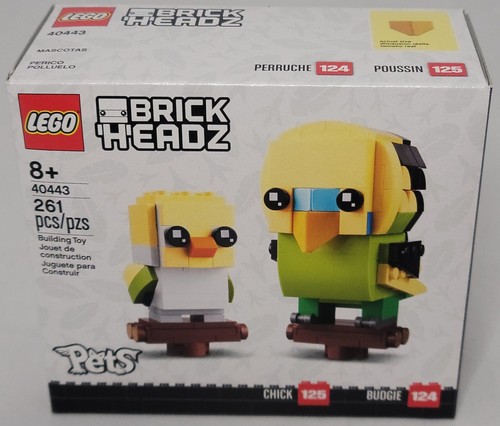 LEGO 40443 Budgies Brickheadz 124 125 Pets chick | eBay