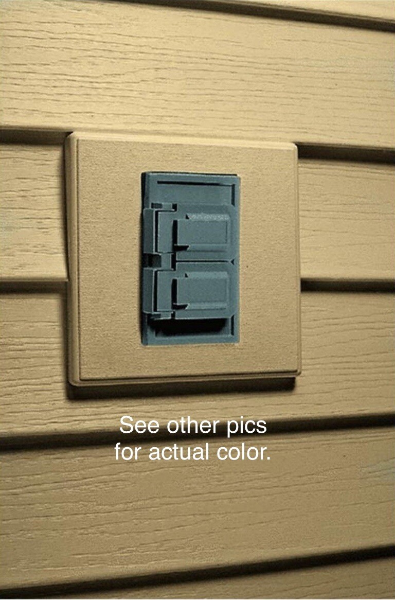 EZBlock Vinyl Mounting Blocks Siding Accessory 6-3/4x6-3/4 Ivy Green ...