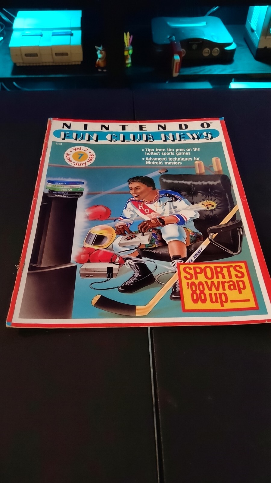 Nintendo Fun Club News June July 1988 Vol 2 No 7 Metroid Sports Power ...