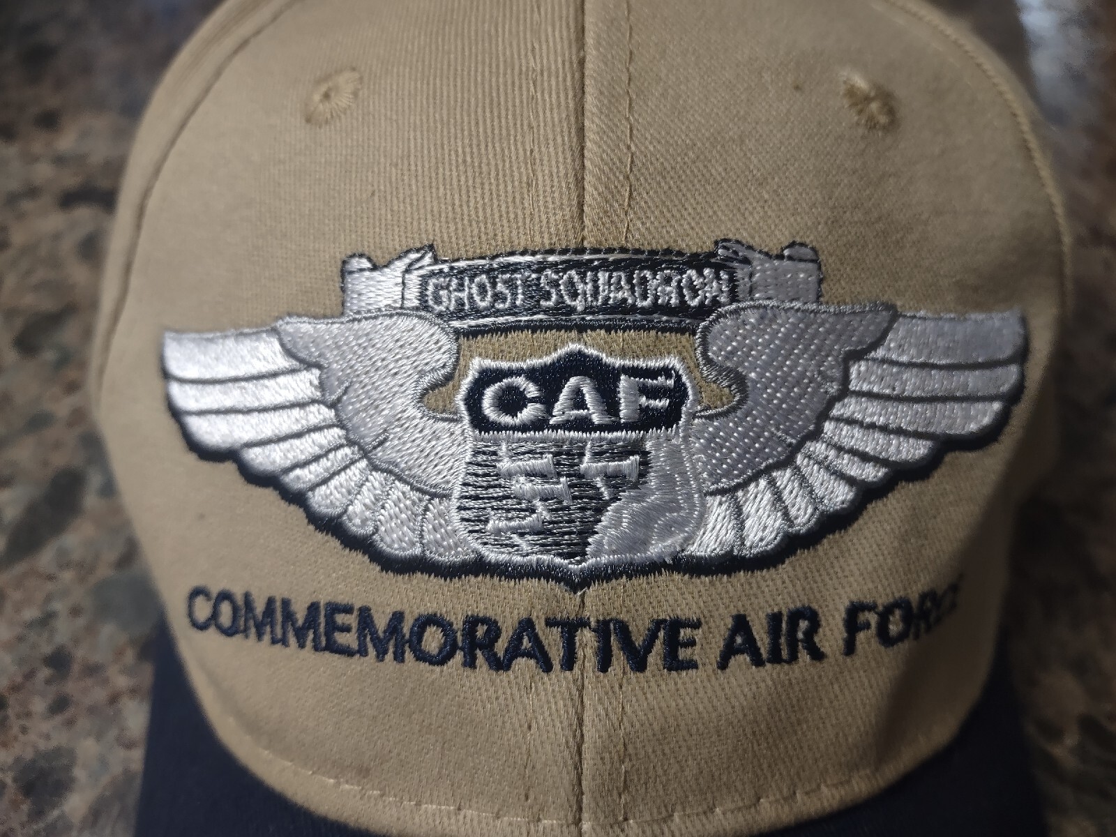 Commemorative Air Force Ghost Squadron Tan Navy Baseb… - Gem