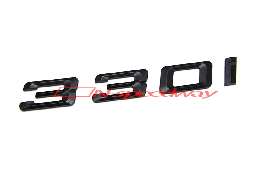 Matte Black Rear Trunk Letters Emblem Stickers For BMW E46 E90 E92 3 ...