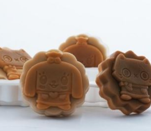 (Silicone Soap Mould Mold) Canimals Cooking Character Four balls AU ...