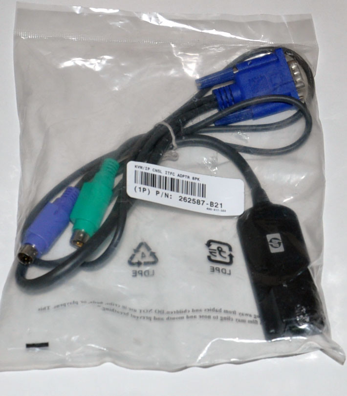 HP KVM CONSOLE INTERFACE ADAPTER P/N 262587-B21 | eBay