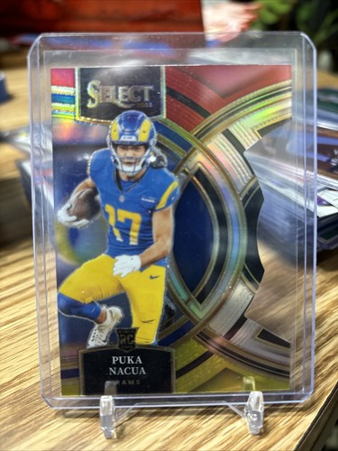 2023 Select Puka Nacua Red & Yellow Premier Die Cut Prizm Rookie SP ...
