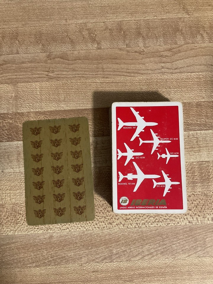 Vintage Playing Cards with Whitman case Iberia Airways-Whitman ...