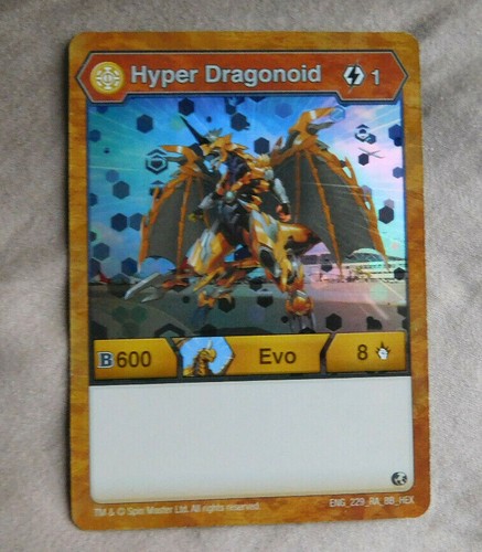 BAKUGAN Battle Planet "HYPER DRAGONOID" AURELUS EVO Foil Card B600 229 ...