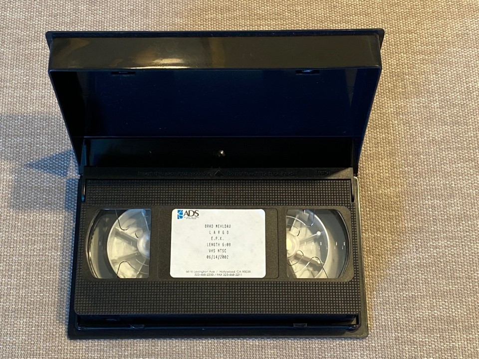 Two (2) Brad Mehldau VHS Tapes (1999 + 2002) Super Rare Original ...