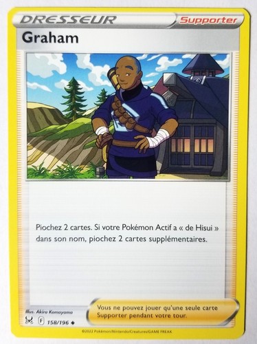 Carte Pokémon Graham 158/196 Origine Perdue FR © | eBay