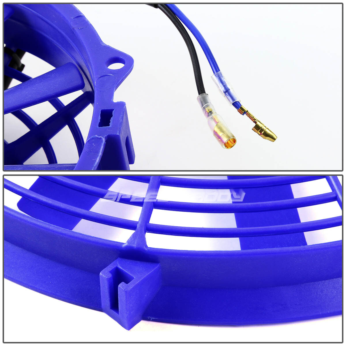 3-ROW ALUMINUM RADIATOR+1X 14"FAN KIT BLUE FOR 64-66 FORD MUSTANG GT l6 ...