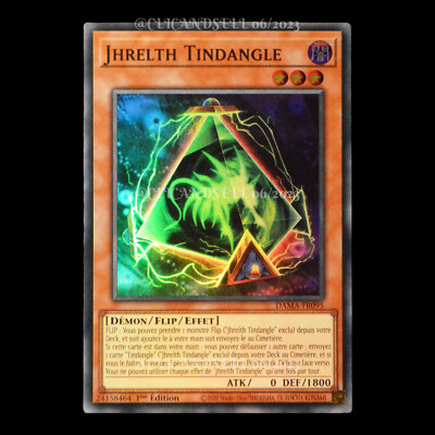 carte YU-GI-OH DAMA-FR095 Jhrelth Tindangle | eBay