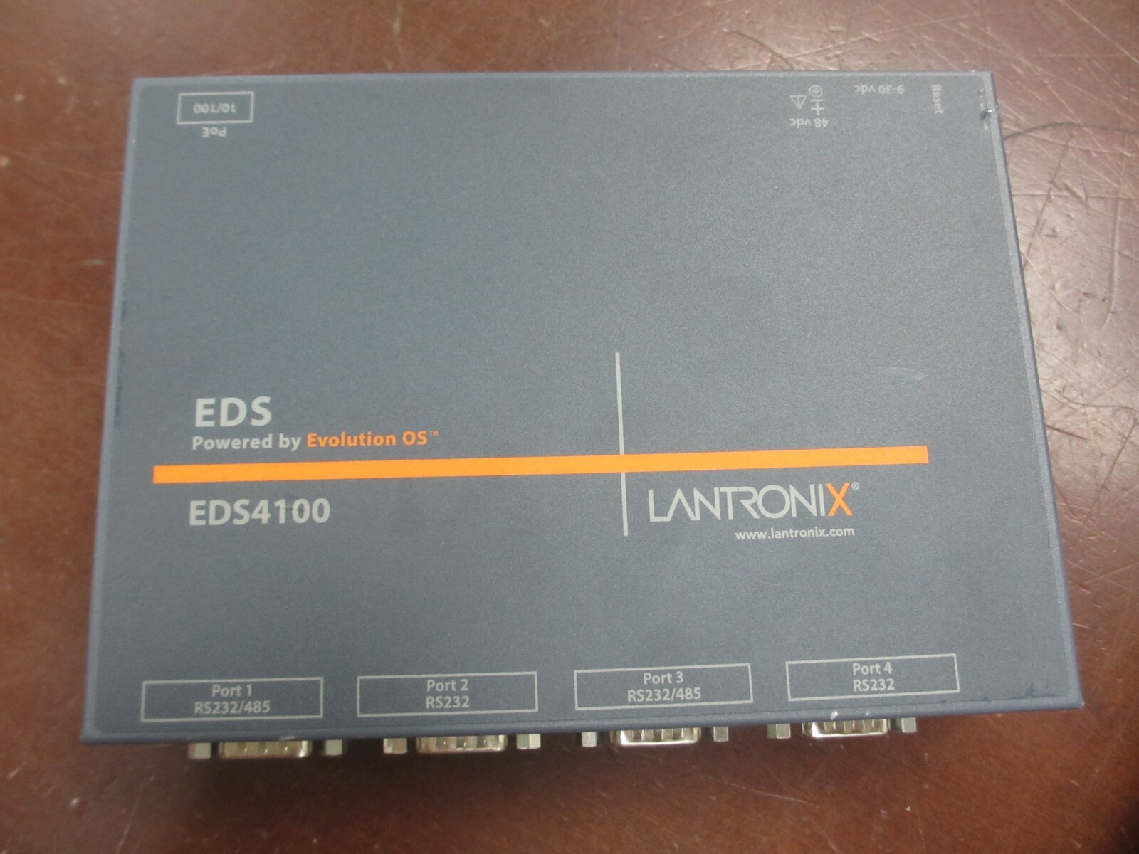 Lantronix EDS4100 4-Port Device Server with PoE ED41000P [NO AC] TESTED ...