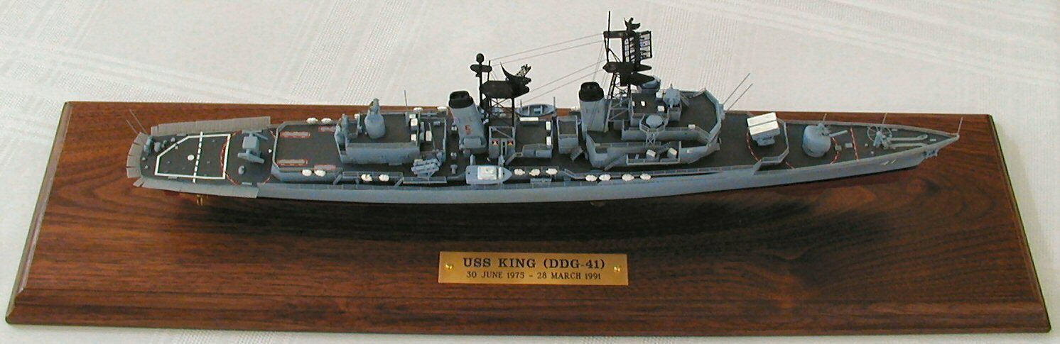 1/350 ISW 4170 - USS King DDG41 1985 - Resin & PE Brass Model Kit | eBay