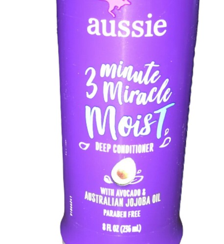 Aussie Deep Conditioner 3 Minute Miracle Moist Hair Deep 8 Oz NEW ...