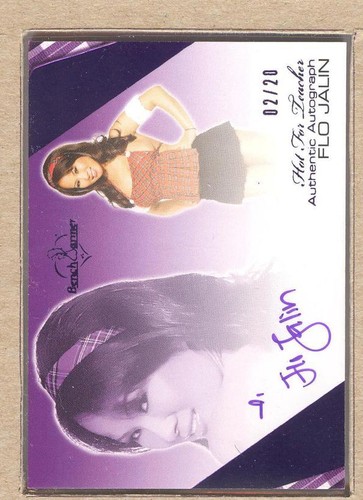 Flo Jalin 2012 Bench Warmer Hot For Teacher Autograph Auto Purple Foil ...