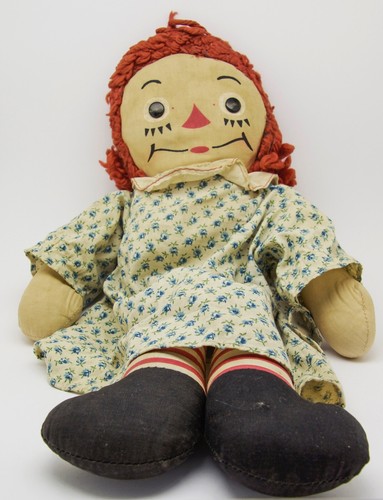 Vintage Johnny Gruelles Georgene Raggedy Ann Doll 15" | eBay