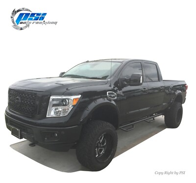 Paintable Pop-Out Bolt Fender Flares Fits Nissan Titan XD 2016-2021 ...