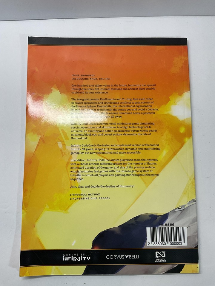 Infinity CodeOne Rulebook Corvus Belli 28mm Miniatures Tabletop Skirmish Game | eBay