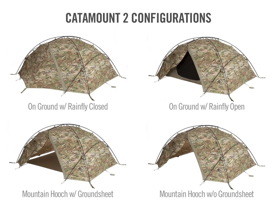 Litefighter Catamount 2 Mountaineering Tent 4 Season 2 Person OCP ...