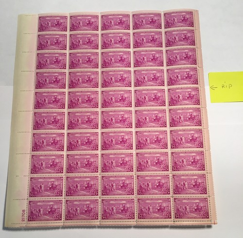 US Postage 3c Constitution Sesquicentennial Stamp Sheet 50 Stamps see ...