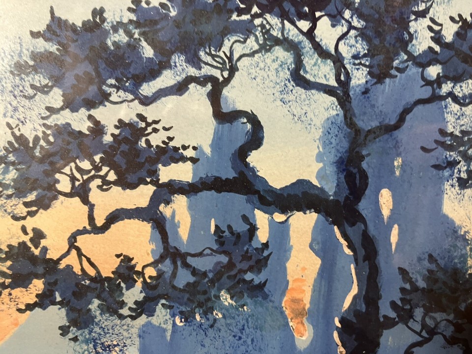 Gouache Circa 1900 Monogrammed IN Bottom Right Fisherman at the Edge De ...